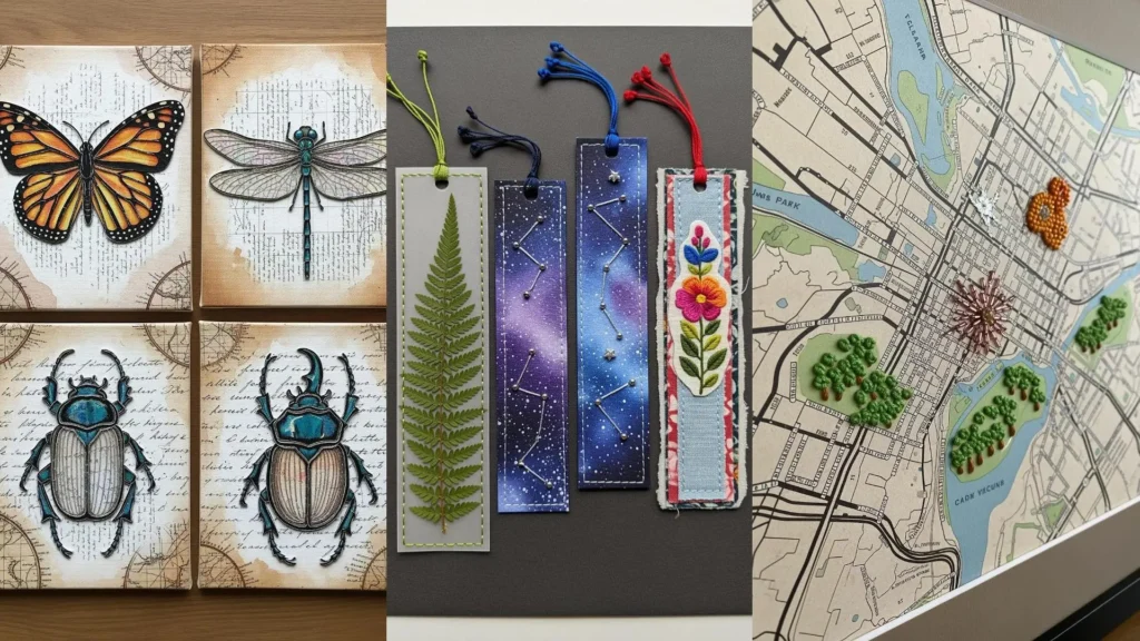 17 Eye-Catching Embroidered Mixed Media Projects to Try This Weekend ...