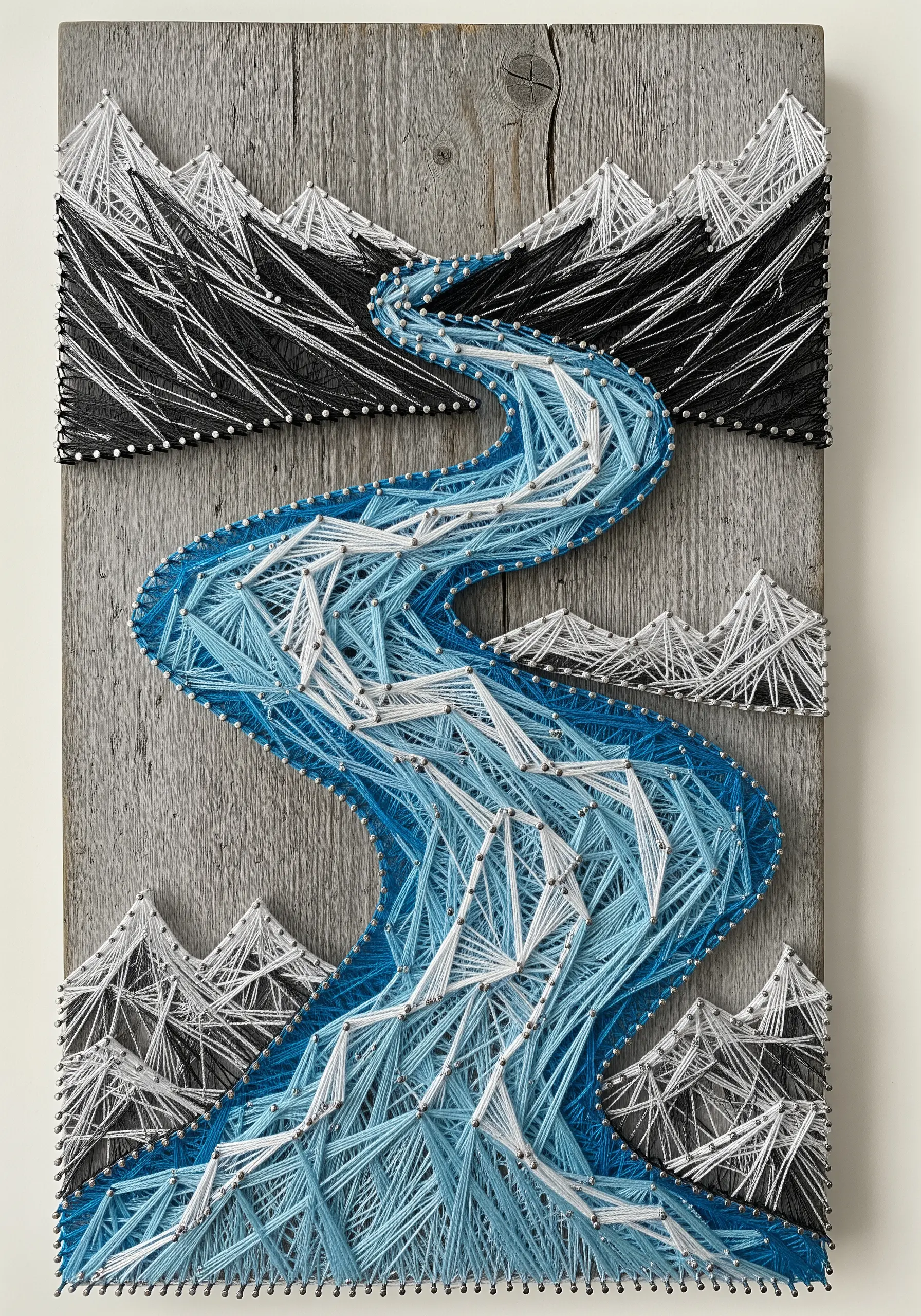 22 String Art Nature Trails Featuring Mountains & Rivers for ...
