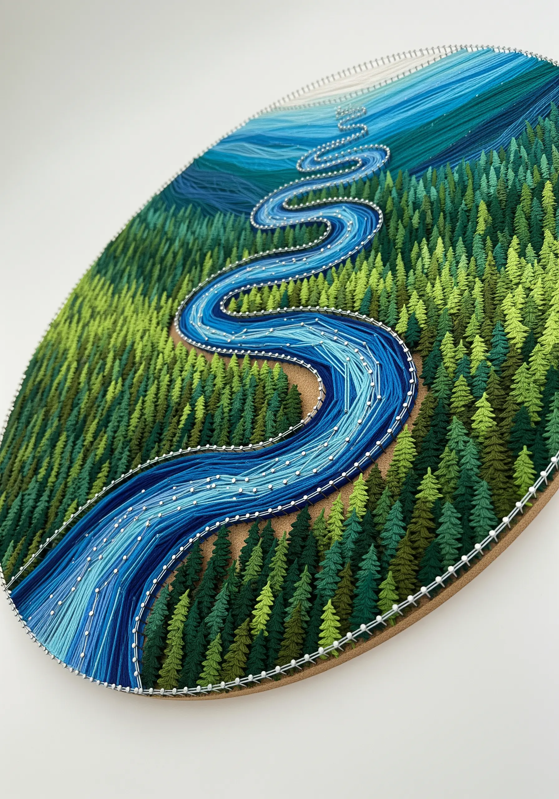 22 String Art Nature Trails Featuring Mountains & Rivers for ...