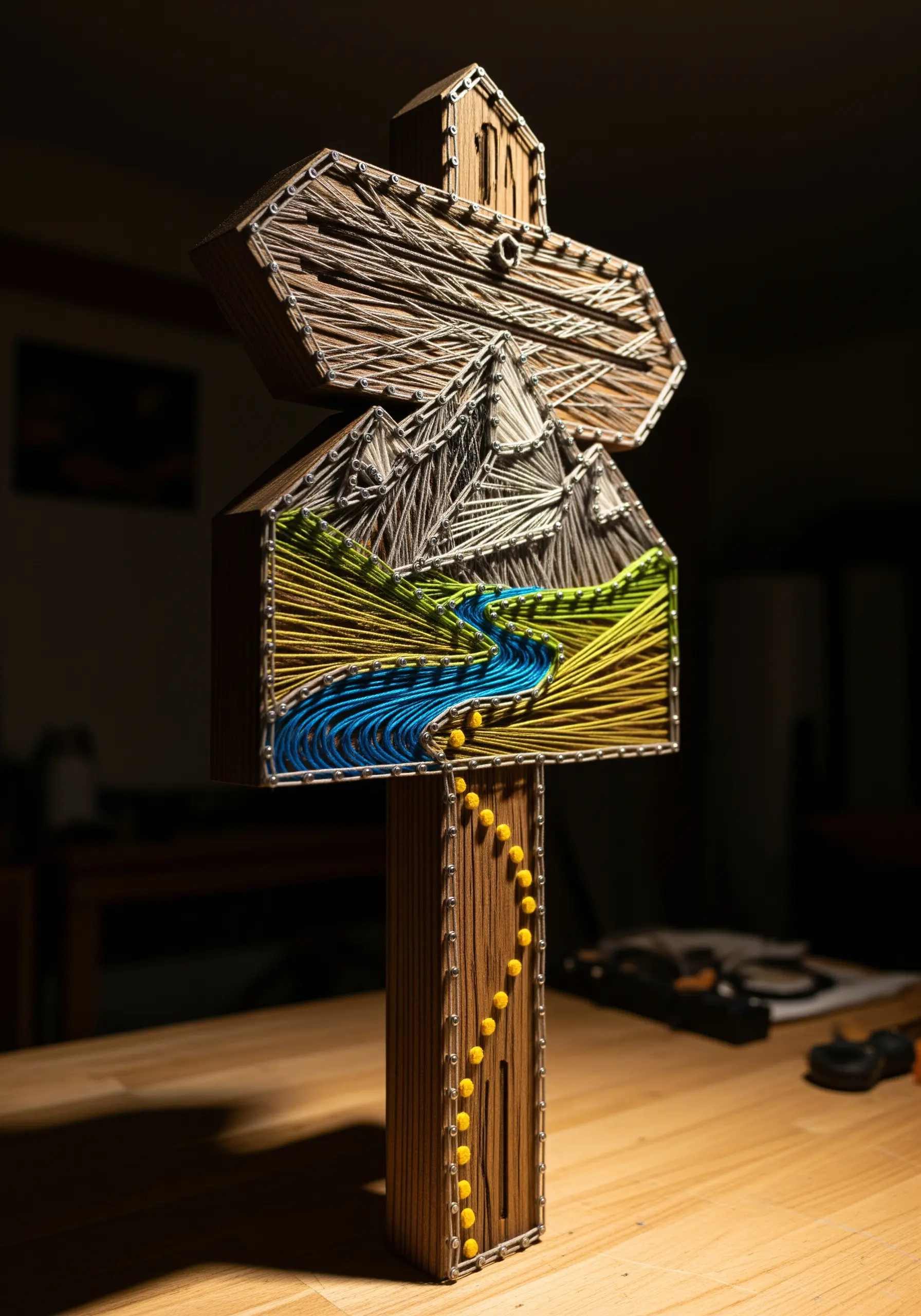 22 String Art Nature Trails Featuring Mountains & Rivers for ...